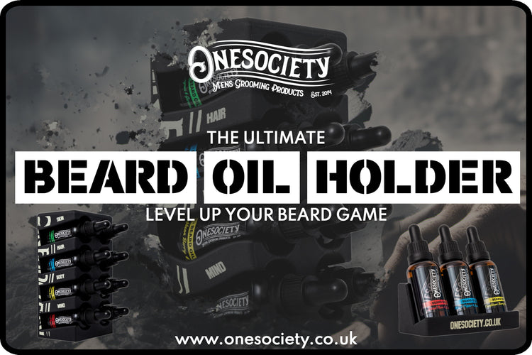 The Ultimate Beard Oil Holder | ONE SOCIETY